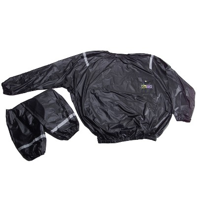 Title Boxing Rip-stop Nylon And Pvc Rubber Lined Sauna Suit With Hood ...