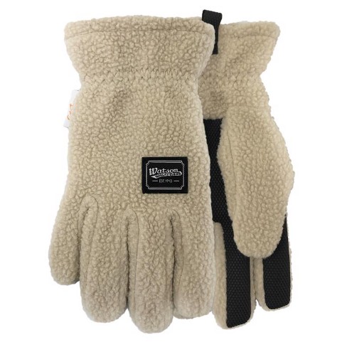 Watson Gloves L Polyester Lady Baa Baa Cream Cold Weather Gloves : Target