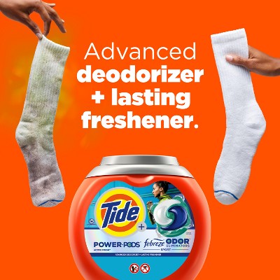 Tide Febreze Odor Laundry Detergent - Sport - 40oz/25ct : Target
