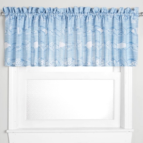 The Lakeside Collection Bluefin Bay Bathroom Collection - Valance : Target
