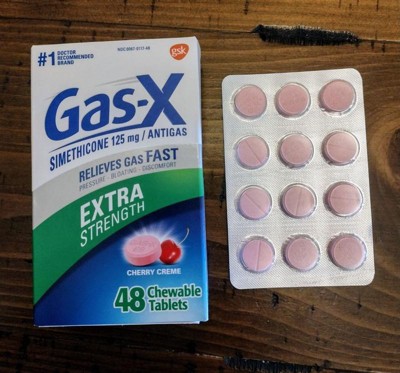 Gas-x Extra Strength Anti-gas Cherry Creme Chewable Tablets To Relieve ...