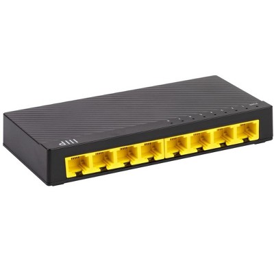 Monoprice 8-port 10/100/1000mbps Gigabit Ethernet Unmanaged Desktop ...