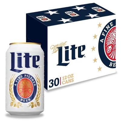 Miller Lite Beer - 30pk/12 Fl Oz Cans : Target
