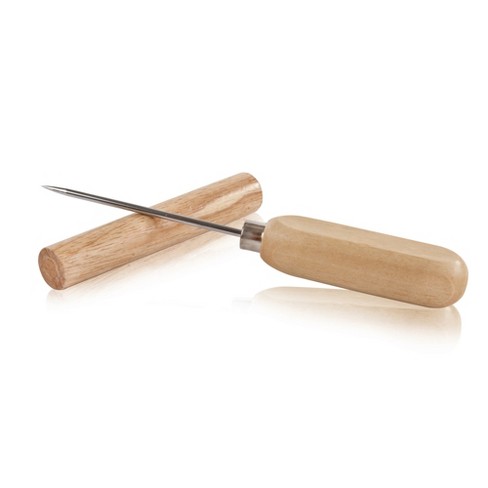 True Spike Wood Ice Pick, Wood Handle Stainless Steel Ice Shaper, Bar ...