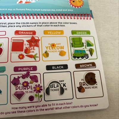 Reusable Sticker Learning & Activity Book With 200 Premium Puffy ...