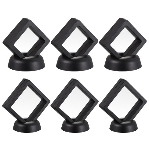 Unique Bargains Abs Frames And Tpu Film 3d Jewelry Box 10 Pcs Black ...