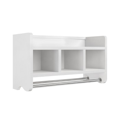 Decorative Wall Cabinet White 25" - Alaterre Furniture : Target