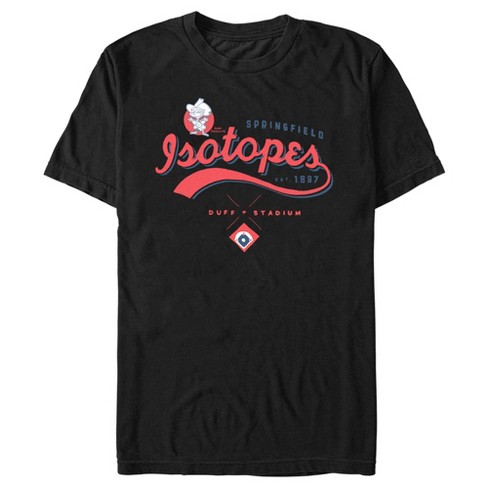 Men's The Simpsons Classic Springfield Isotopes Logo T-shirt : Target