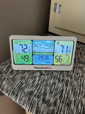 Thermopro Tp280bw 1000ft Home Weather Stations Wireless Indoor Outdoor ...