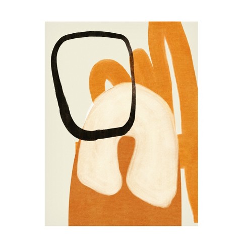 Trademark Fine Art - Ana Rut Bre Painted Lines Desatur2 Kopie Canvas ...