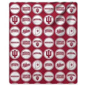 NCAA Indiana Hoosiers 50"x60" Holiday Blanket : Target