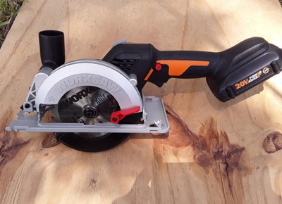Worx Wx531l.9 20v Power Share Worxsaw 4.5" Cordless Compact Circular ...