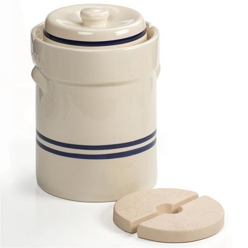 Ohio Stoneware 3 Gallon Fermentation/preserving Crock Set - Great For ...