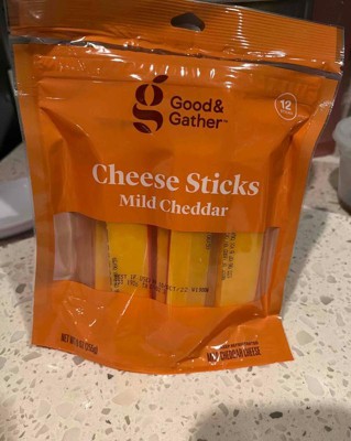Mild Cheddar Cheese Sticks - 9oz/12ct - Good & Gather™ : Target