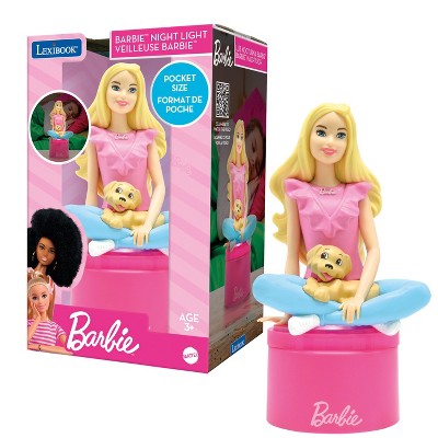 Barbie 3D design colour change pocket night light - LEXIBOOK : Target