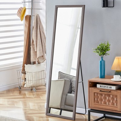 Neutypechic Wood Frame Full Length Mirror, Dressing Mirror, Decorative ...