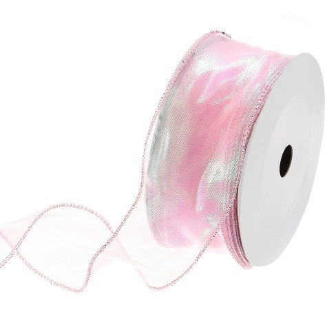 Unique Bargains Gift Wrapping Wide Sheer Wired Pastel Shimmer ...