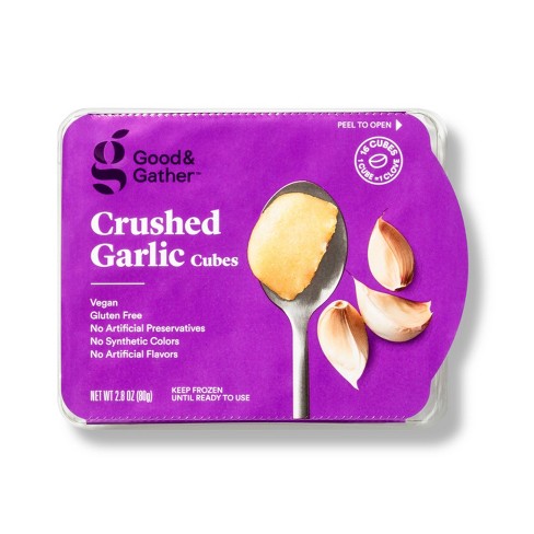 Frozen Crushed Garlic Cubes - 2.8oz - Good & Gather™ : Target