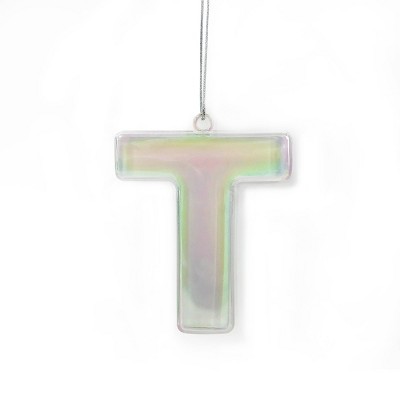 Iridescent Monogram Ornament T - Bullseye's Playground™ : Target
