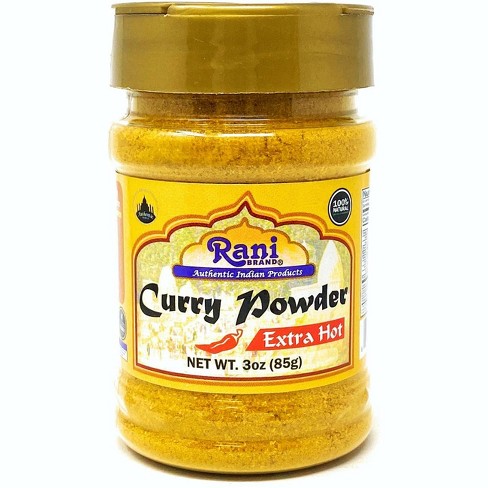 Curry Powder Extra Hot, Indian 11-spice Blend - 3oz (85g) - Rani Brand ...