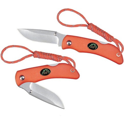 Outdoor Edge Mini Grip Mini Blaze Orange Knives : Target