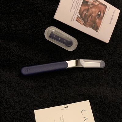 Flamingo Dermaplane Razor - Reusable Facial Razor - 1 Razor Handle - 2 ...