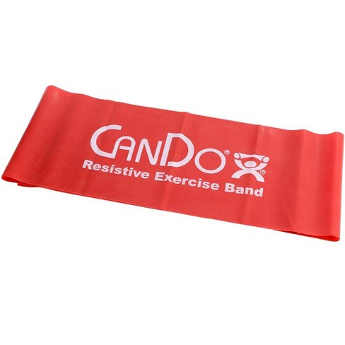 Cando Latex Free Exercise Band - 5' Length - Red - Light : Target