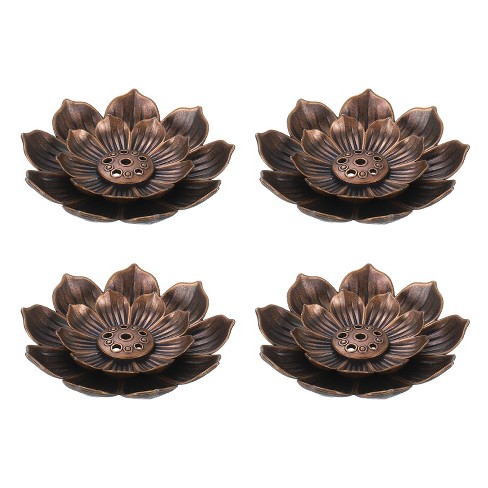 Unique Bargains Zinc Alloy Lightweight Smooth Surface Textured Incense ...