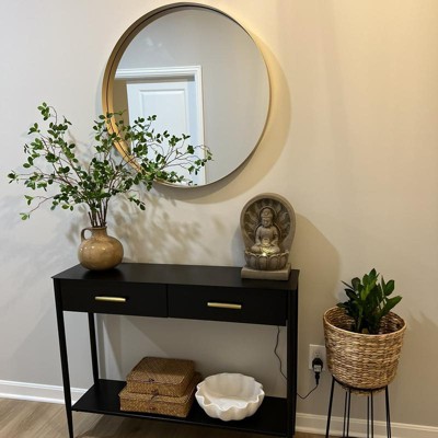 30" Flush Mount Round Decorative Wall Mirror - Project 62™ : Target