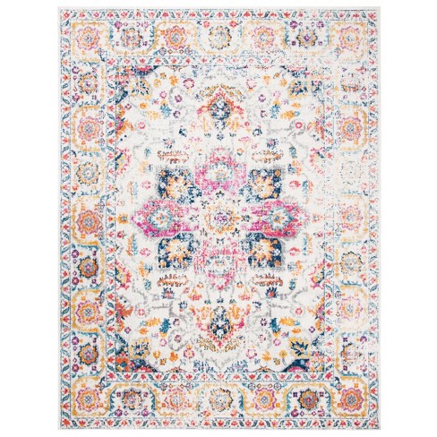 Madison Mad603 Power Loomed Area Rug - Fuchsia/ivory - 6'7"x9'2 ...