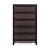 Hatteras Dresser with 5 Rattan Inlay Drawers, Espresso – Teamson Home ...