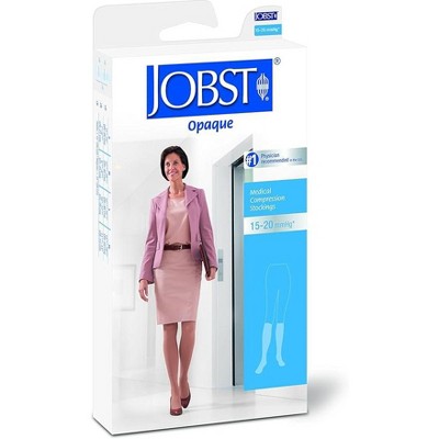 Jobst Opaque Compression Stockings Medium 15-20 Mmhg Classic Black : Target