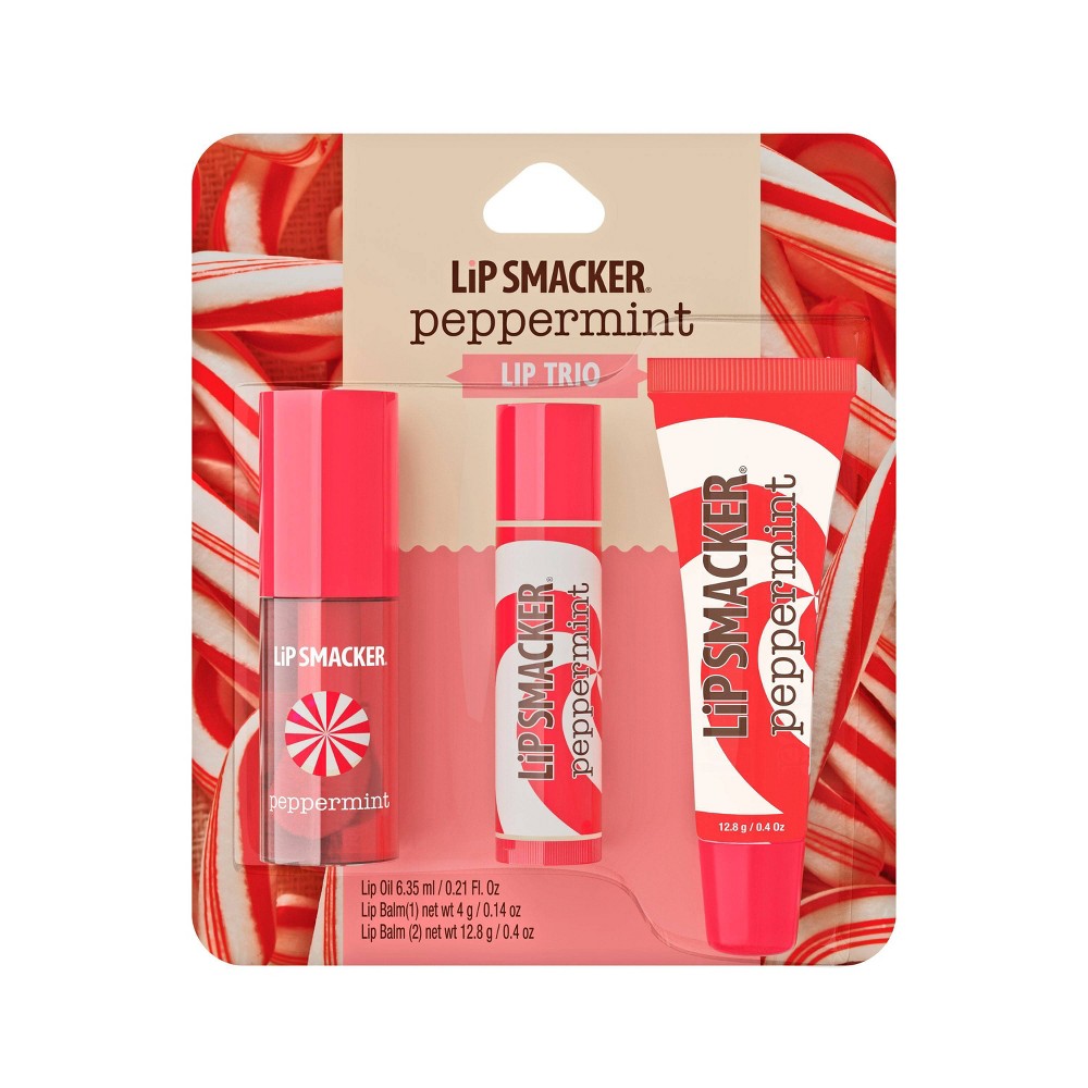 Lip Smacker Peppermint Holiday Lip Trio - buy lipstick / Lip Gloss ...