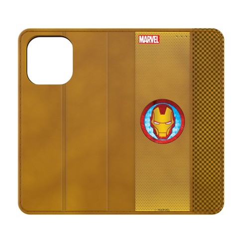 Keyscaper Marvel Avengers Iron Man Grid Folio Cell Phone Case For ...