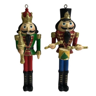 Northlight Set Of 2 Nutcracker King And Soldier Christmas Ornaments 5. ...