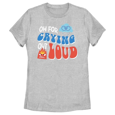 Women's Inside Out 2 Anger And Sadness Crying Out Loud T-shirt ...