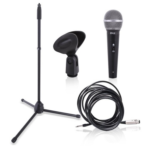 Pyle High-end Metal Dynamic Microphone Kit - Pro Mic Kit With ...