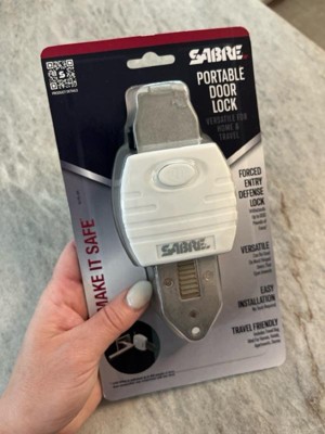 Sabre Portable Door Lock: Keyless Temporary Security For Most Door ...