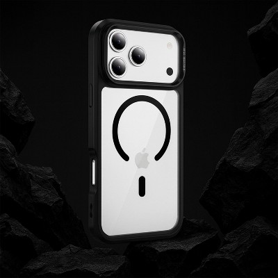 SAHARA - iPhone 17 Pro Clear Back Case - Durable, Kickstand, MagSafe ...