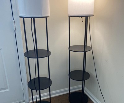 Shelf Floor Lamp Black - Room Essentials™ : Target