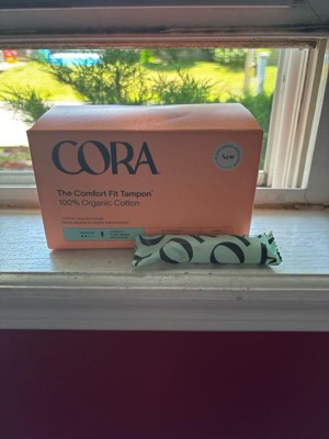 Cora Organic Cotton Tampons Mix Pack - Light/regular/super Absorbency ...
