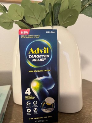 Advil Targeted Relief Pain Relieving Cream With Massage Applicator - 2 ...