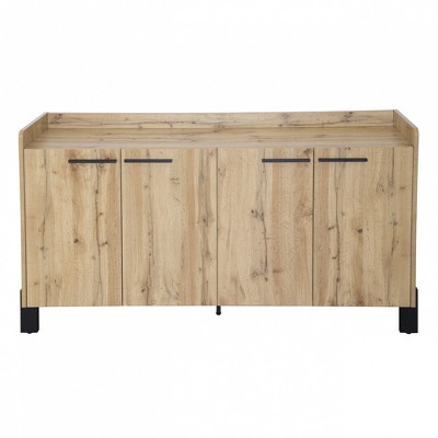 Mitchell Sideboard Buffet Rustic Natural Aged Brown - Wyndenhall : Target