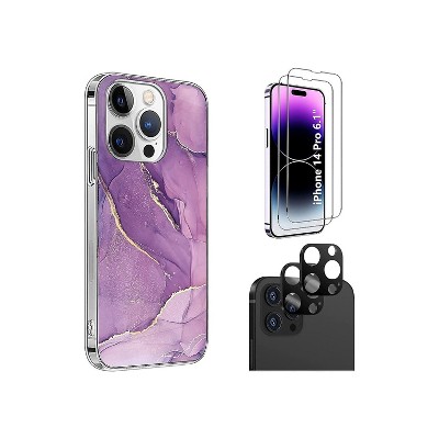 Verizon Rugged Dual Layer Case For Apple Iphone 14 Pro - Black : Target