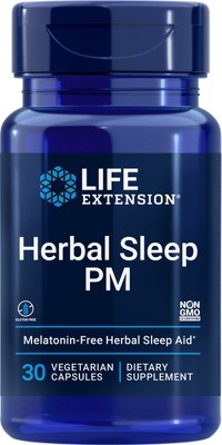 Life Extension Herbal Sleep Pm 30 Vegcap : Target
