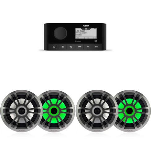 Fusion Ms-ra60 Marine Stereo + 2 Pairs El-fl651spg 6.5" Speakers : Target