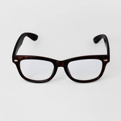 Men's Crystal Clear Blue Light Filtering Square Glasses - Original Use ...