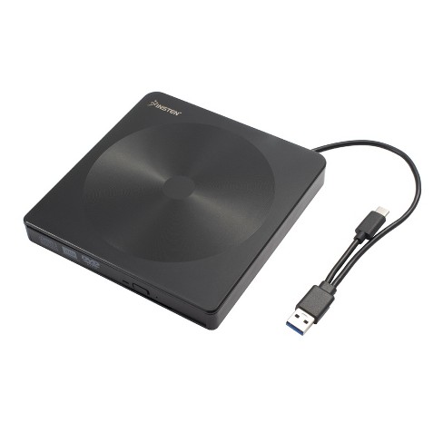 Insten External Cd Dvd Drive For Laptop, Usb 3.0 Type-c Portable Cd Dvd ...