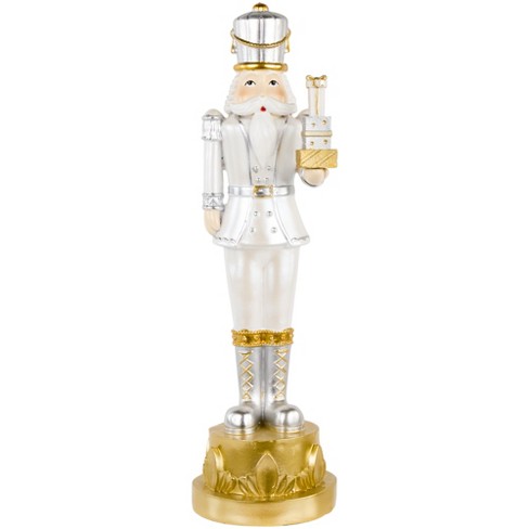 Northlight 13.5" Gold Metallic Christmas Nutcracker With Gifts : Target