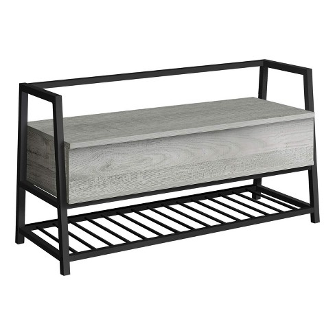 Monarch Specialties Bench Entryway Hallway Storage 42inch Rectangular ...